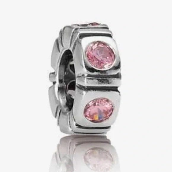 Pandora | Jewelry | Pandora Northern Light Trinity Pink Cz Spacer Charm ...
